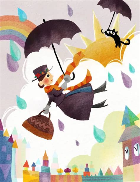 メリーポピンズ Asuka Oouchi Illustration
