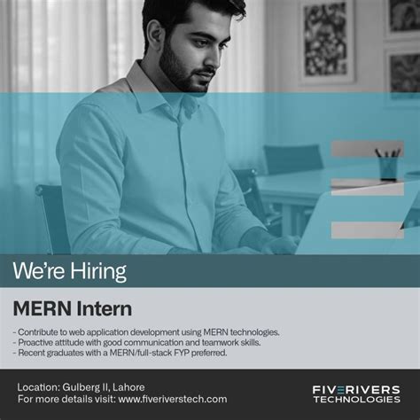 Were Hiring A Mern Stack Intern To Join Our Dynamic Development Team