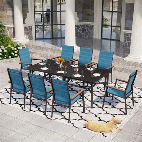 Hokku Designs Romio 8 Person Rectangular Outdoor Dining Set And Reviews