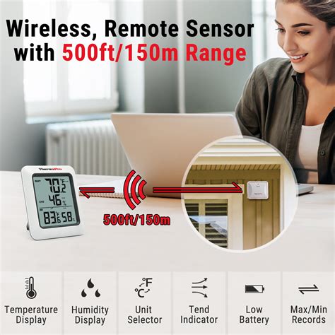 Thermopro Tp60 2 Digital Hygrometer Indoor Outdoor