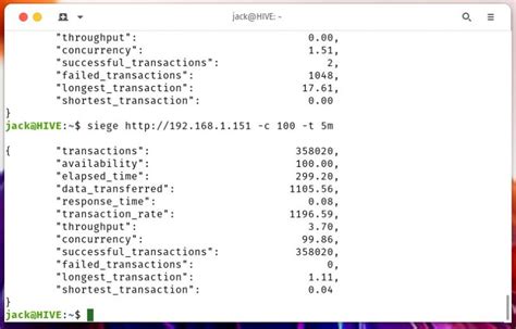 如何使用 Siege 命令行工具对网站进行基准测试