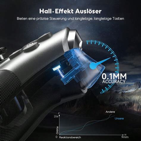 Easysmx X10 Pc Controller Upgraded Wireless Bluetooth Controller With