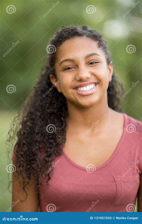 Young Happy Teen Girl Laughing And Smiling Stock Image Image Of Teen