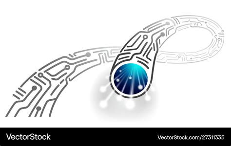 High Speed Fiber Optic Cable Royalty Free Vector Image