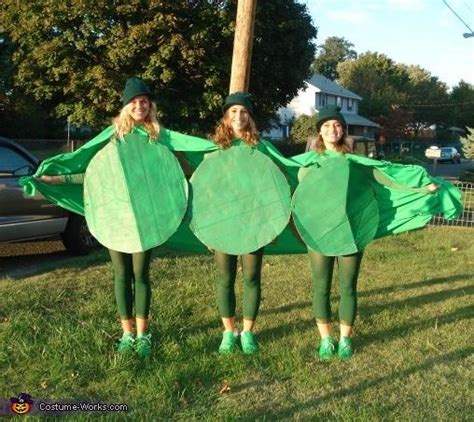 3 Peas In A Pod Group Halloween Costume Trio Halloween Costumes