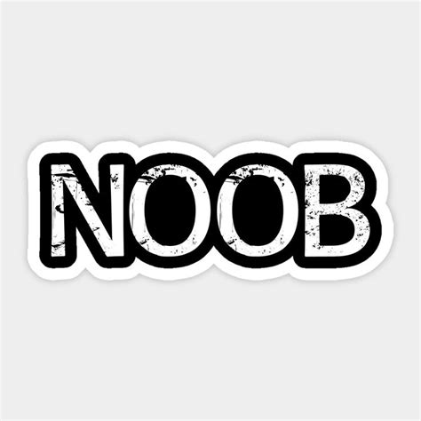 Noob Sticker Funny Stickers