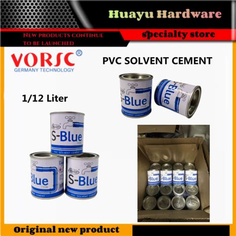 S Blue Pvc Pipe Cement Solventsolvent Cement 112 Liter Lazada Ph