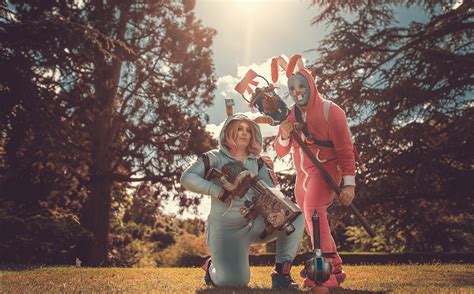 Icha Arts Miss Penny Bunny And Rabbit Raider Fortnite Gzm Cosplay