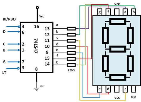 Decodificador Ttl Sn74ls47n Bcd A 7 Segmentos