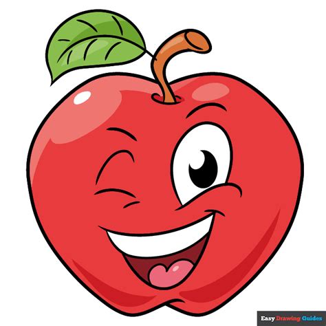 How To Draw Easy Apple