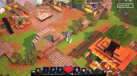 Minecraft Dungeons Guide How To Buy Better Equipment From Vendors In