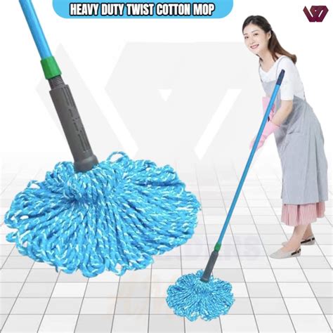 Twist Mop Heavy Duty Mop Hand Free Super Magical Rotating Twist Mop
