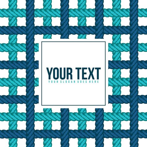 Premium Vector Lasso Rope Vector Pattern Background Template