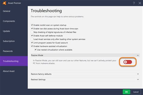 Using Passive Mode In Avast Antivirus Official Avast Support