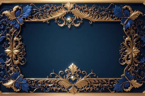 Premium Ai Image Elegant Royal Ornamental Frame With Text Space
