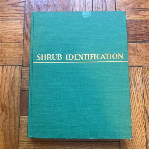 Shrub Identification Book By George W Symonds