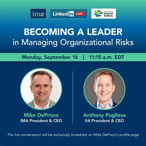Riskmanagement Leadership Internalaudit Michael Deprisco
