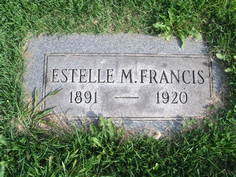 Estelle Maxwell Francis 1890 1920 Find A Grave Memorial