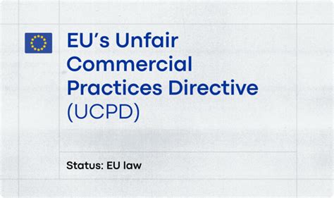 Fashion Brief Eus Unfair Commercial Practices Directive Ucpd And