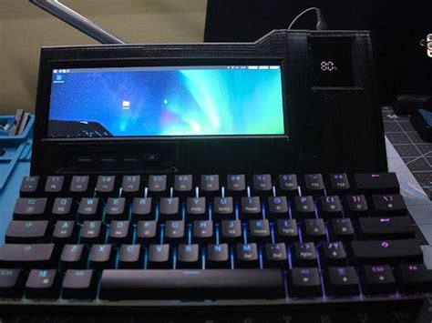 Keigen7 S Sleek 3d Printed Raspberry Pi 4 Cyberdeck Rings In 2024 In Style