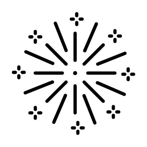 Premium Vector Firework Vector Illustration Style