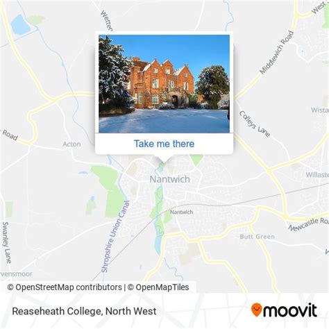 How To Get To Reaseheath College In Nantwich By Bus Or Train