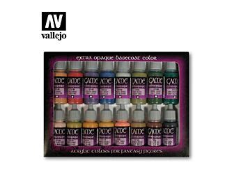 Vallejo Game Color Set 72290 Extra Opaque Colors 16x17 Ml