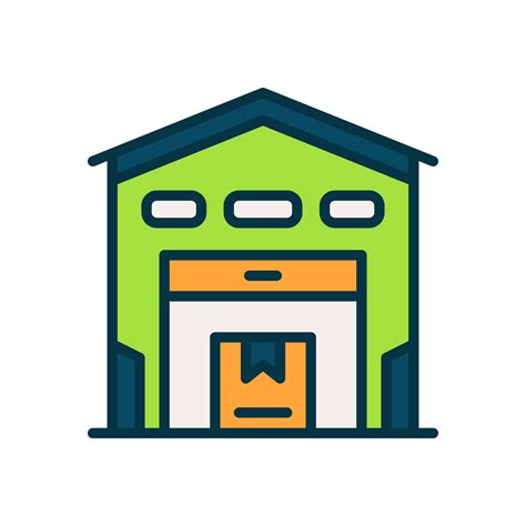 Warehouse Icon For Your Website Mobile Presentation And Logo Design