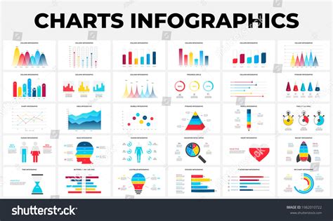 Bundle Area Bubble Progress Charts Infographic Stock Vector Royalty Free 1982010722 Shutterstock