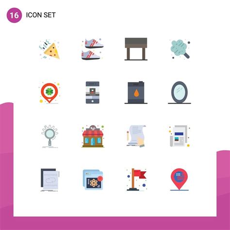 16 Universal Flat Colors Set For Web And Mobile Applications Marker Festival Interior Day Food