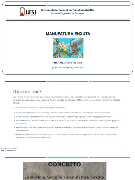 Aula 3 Conceitos Do Lean Pdf Fabricação Enxuta Economias