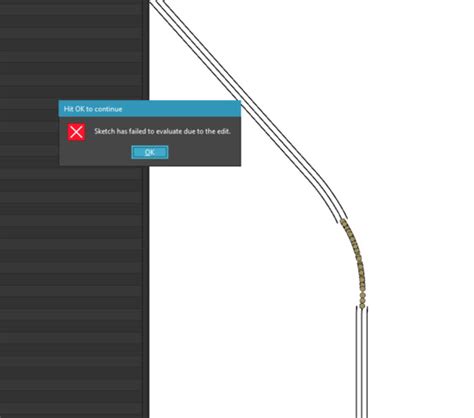 How Do I Solve The Issue Of Sketch Has Failed To Evaluate Due To The Edit