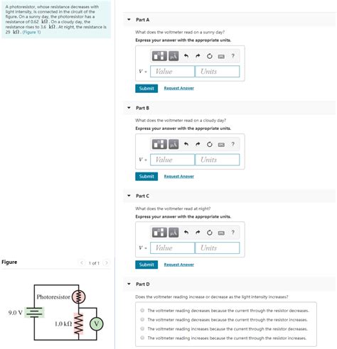 Solved A Photoresistor Whose Resistance Decreases With