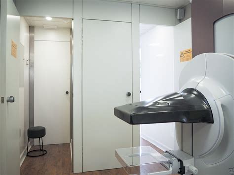 Trailer With Mammograph For Breast Screening And Prevention Mobile