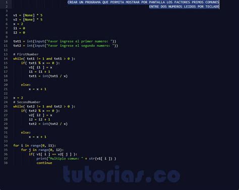 Arrays Python Multiplos Comunes