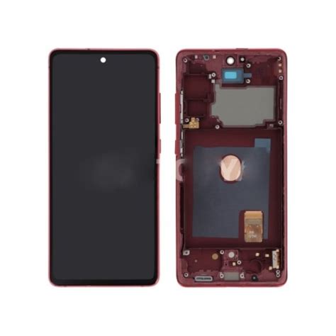 Original Ecran Complet Lcd Rouge Avec Châssis Pour Galaxy S20 Fe G780f