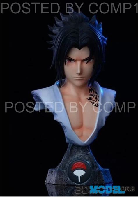 3d Model Sasuke Uchiha Bust Printable
