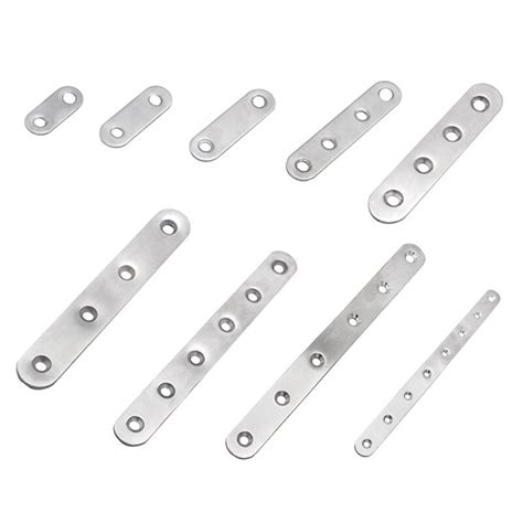 10pcs Stainless Steel Straight Brace Flat Straight Grandado