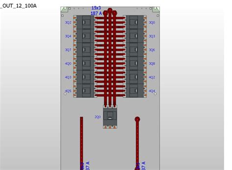 Typical ABB SMDB Panel Incomer Up To 100A 18KA Outgoing 12x Up To 100A 18KA Panels And Parts