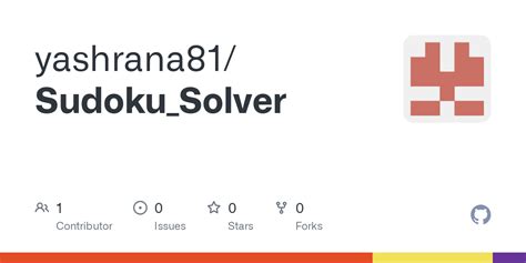 GitHub Yashrana Sudoku Solver