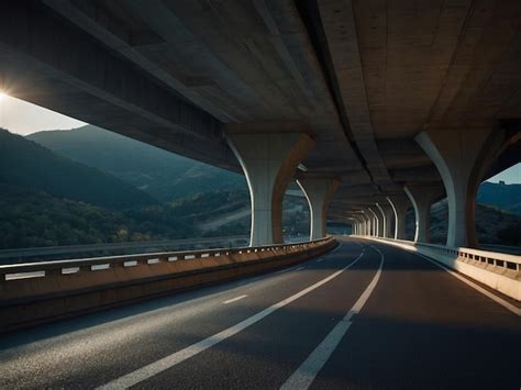 Premium Photo Empty Overpasses0