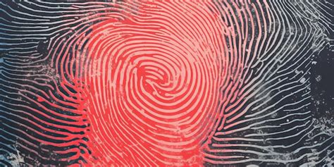 Premium Ai Image Ai Generated Ai Generative Finger Print Fingerprint Abstract Geometric