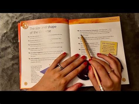 Asmr Super Relaxing Book Reading Of Space Facts Clicky Whispers