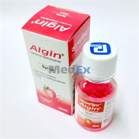 Algin 10 Mg 5 Ml Syrup অ্যালজিন ১০ মি গ্রা ৫ মি লি সিরাপ