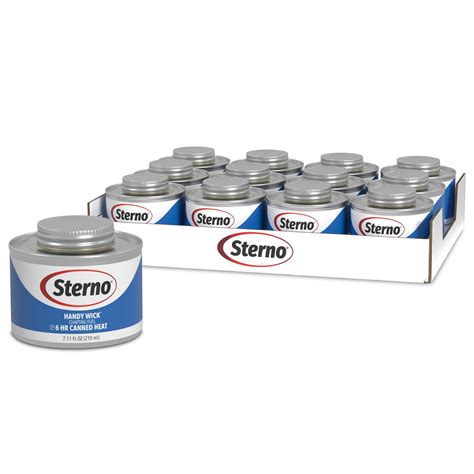 Sterno Fuel Cans 6 Hour Burn Chafing Dish Fuel Can Burners For Food