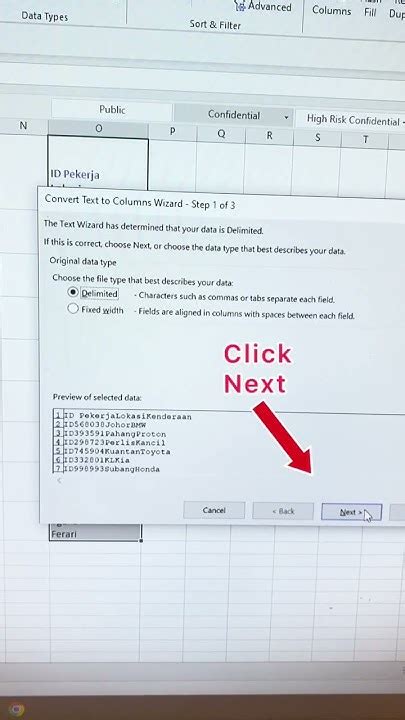 asingkan data dengan excel shortcut excelmudah excel exceltricks