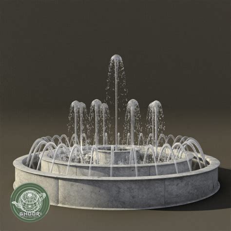 دانلود آبجکت آبنما آکادمی معماری قوری تری دی مکس ویری اسکچاپ کرونا لومیون