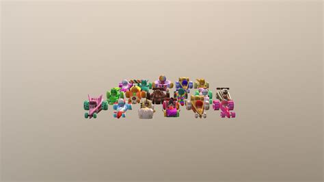 Sugar Rush 64 Models So Far Download Free 3d Model By The Regressor The Regressor