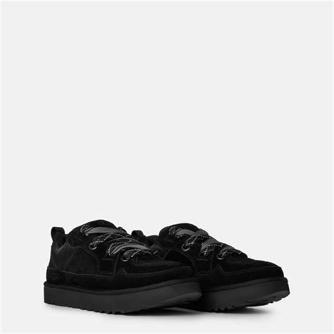 Ugg Mens Lowmel Chunky Trainers Men Black Flannels