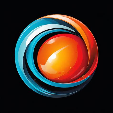 Premium Vector 3d Rendering Of The Sphere With The Colorful Sphere Computer Generated Abstract